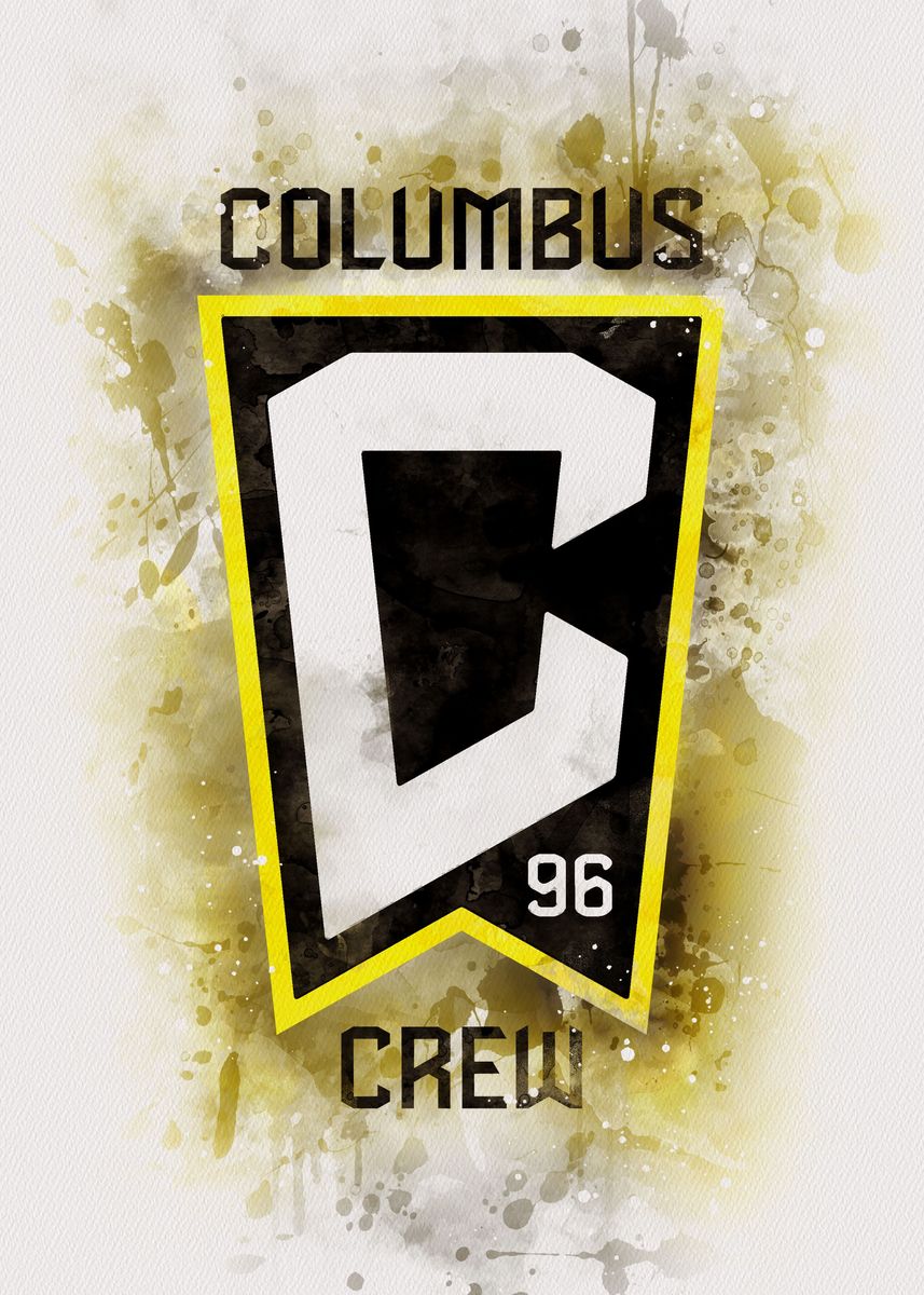 'Columbus Crew Football' Poster, picture, metal print, paint by Eleanor ...
