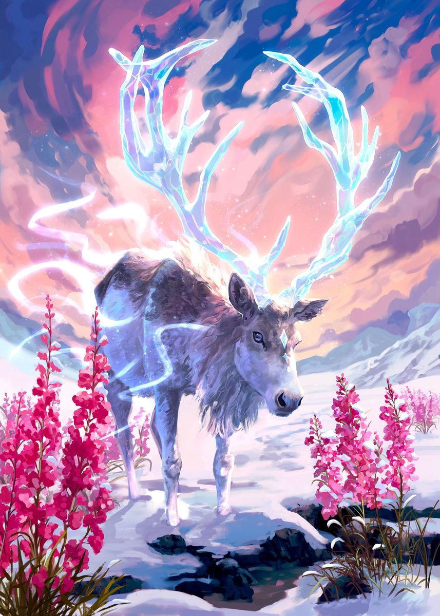 'The bringer of Winter' Poster by Louise Goalby | Displate