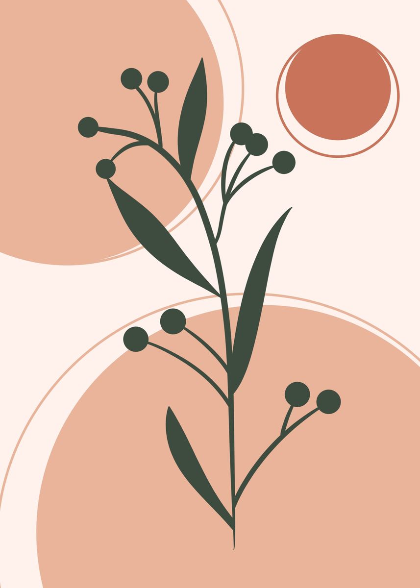 'Flower V4' Poster, picture, metal print, paint by Art Fundamentals ...