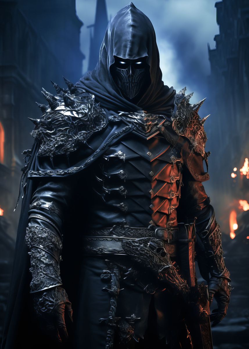 'Dark Sentinel' Poster, picture, metal print, paint by Arnas Čemerka ...