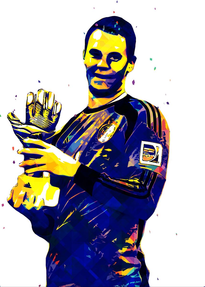 'Manuel Neuer Style Pop Art' Poster, picture, metal print, paint by ...