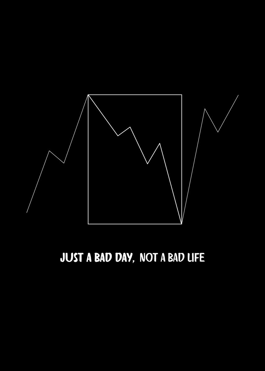'Just A Bad Day' Poster, picture, metal print, paint by Naui Art | Displate
