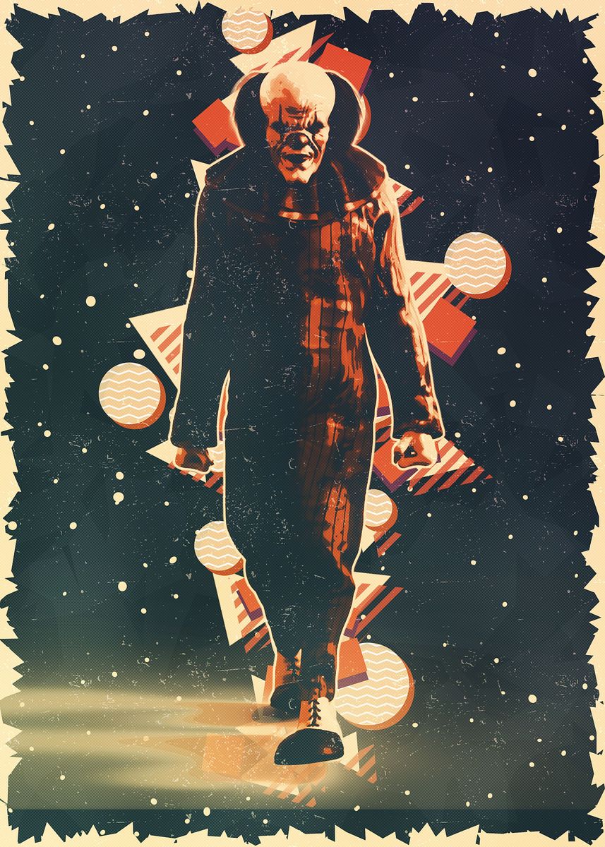 'The Creepy Horror Poster' Poster, picture, metal print, paint by ...