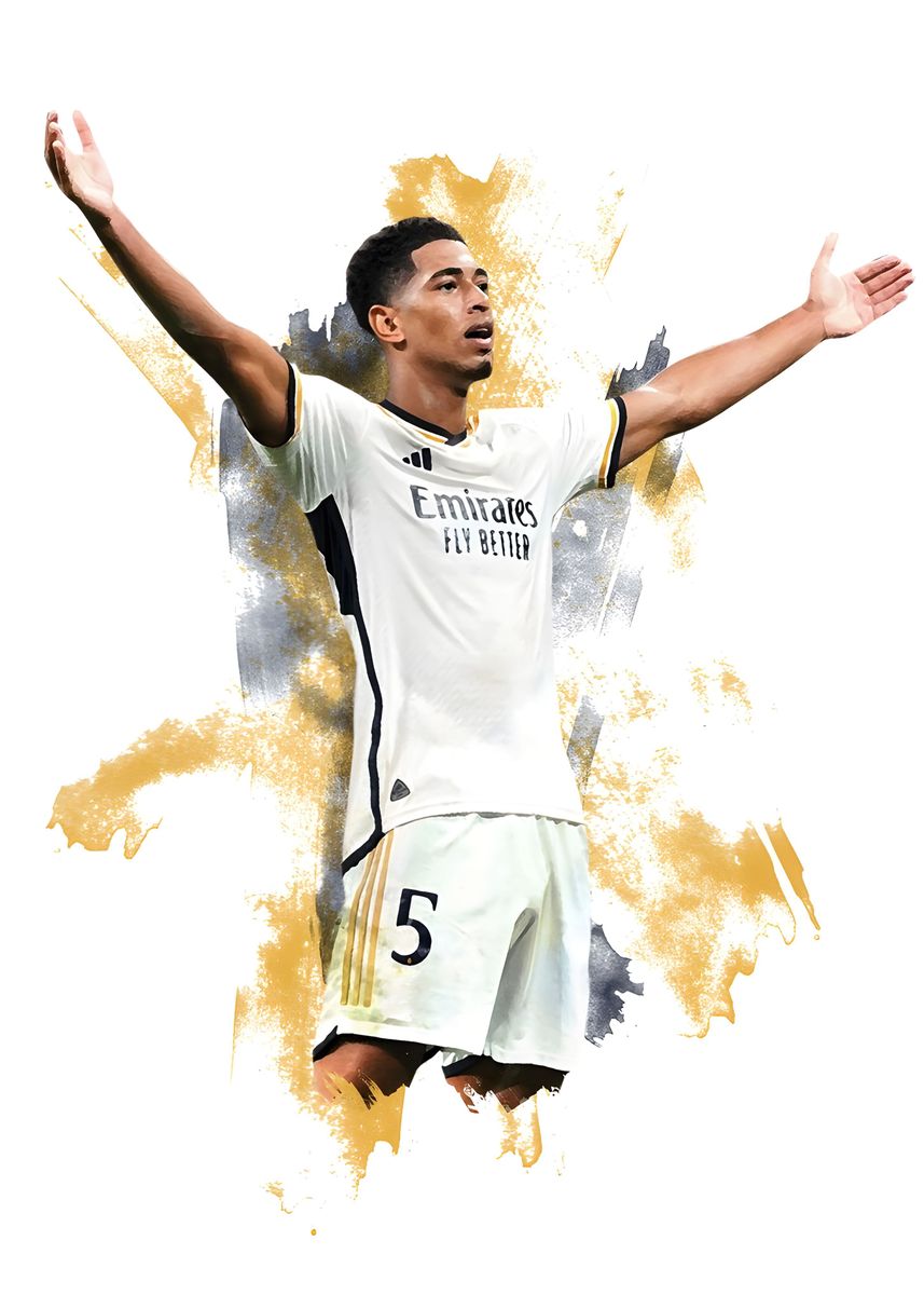 'Jude Bellingham' Poster, picture, metal print, paint by ...