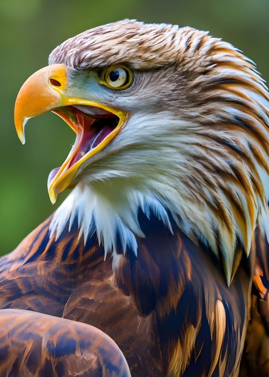 'Angry eagle' Poster, picture, metal print, paint by Ayen Khusna Art ...