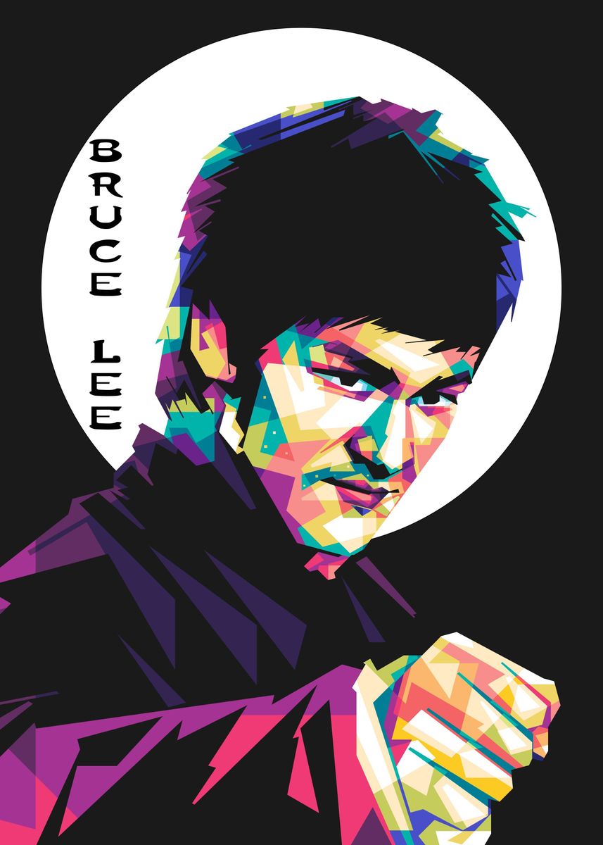 'super Bruce lee' Poster, picture, metal print, paint by Asran Vektor ...