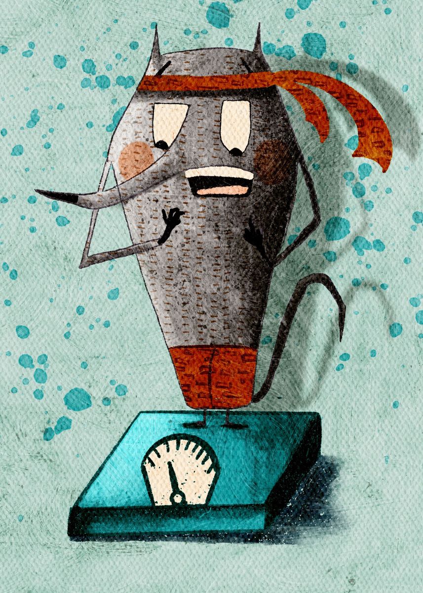 'healthy wolf healthy' Poster, picture, metal print, paint by Travel ...