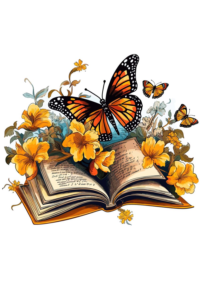'Watercolor Books' Poster, picture, metal print, paint by Barbara Del ...
