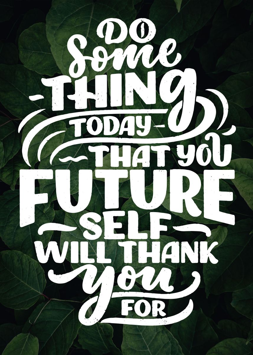 'Positive Motivation text' Poster, picture, metal print, paint by ...