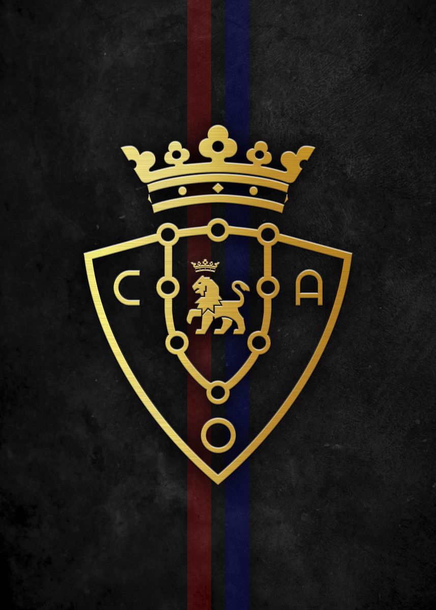 'Osasuna Team' Poster, picture, metal print, paint by Ray Diaz | Displate