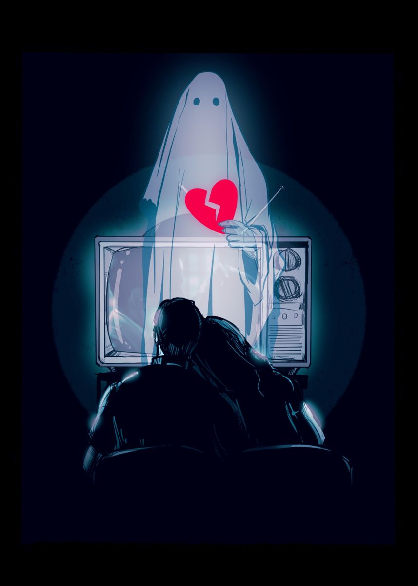 'Lost Love' Poster, picture, metal print, paint by LVB Art | Displate