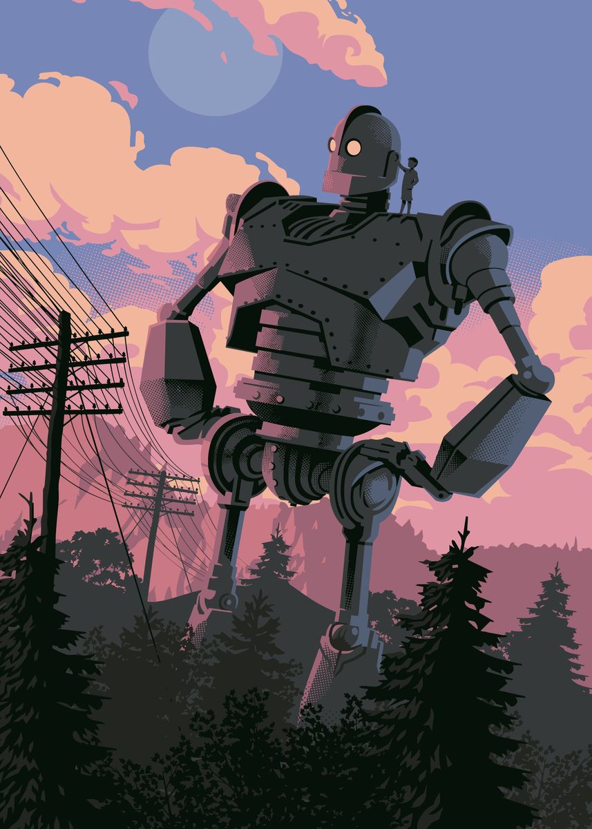 'The Iron Giant' Poster, picture, metal print, paint by Kireizukin ...