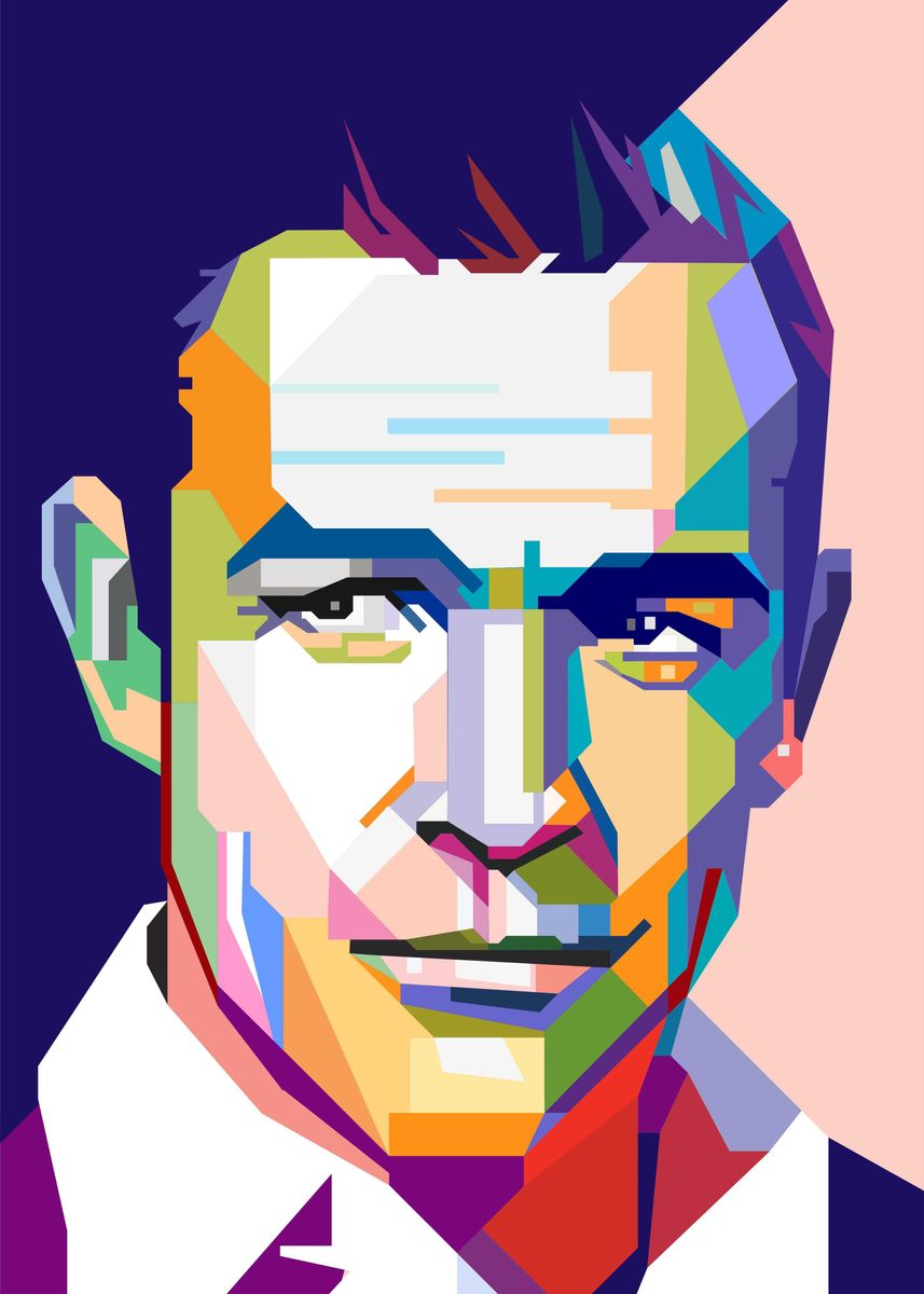 'Sir Thomas Sean Connery' Poster, picture, metal print, paint by widy ...