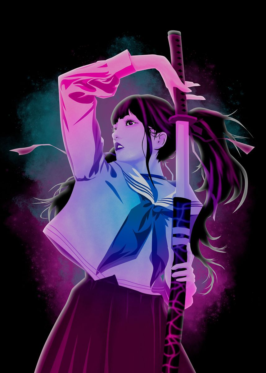 'SAMURAI HIGH SCHOOL' Poster, picture, metal print, paint by Malthuf de ...