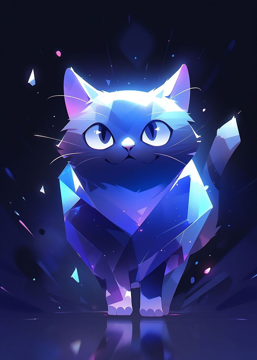 'Mystical Cat' Poster, picture, metal print, paint by dostiphotography ...