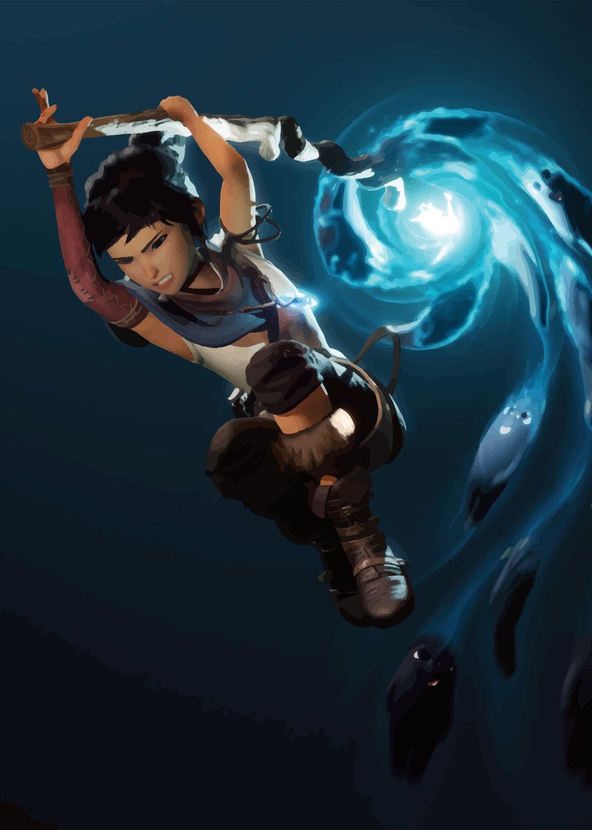 'Kena Game' Poster, picture, metal print, paint by Hayolo Gaming | Displate