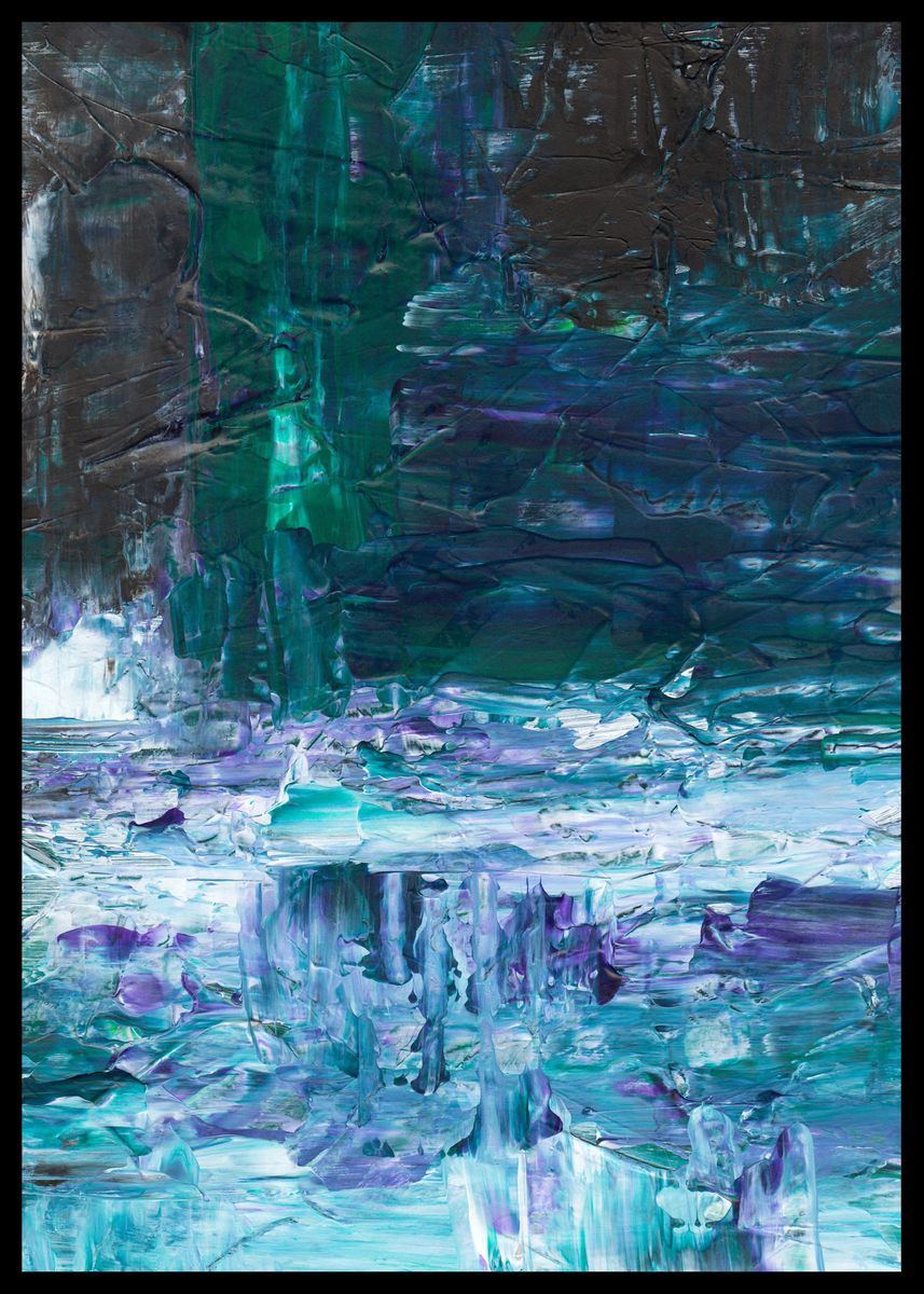 'Abstract Painting' Poster, picture, metal print, paint by Wezt Studio ...