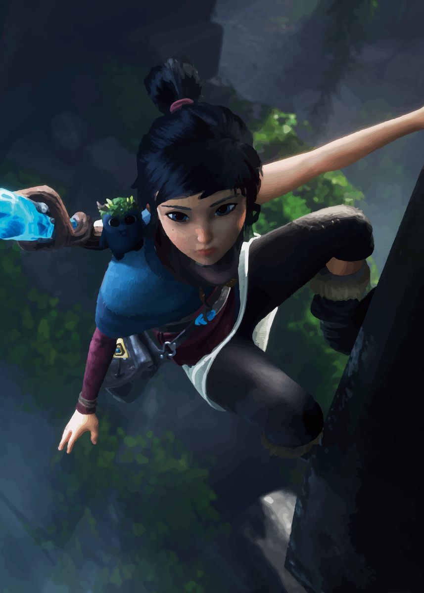 'Kena Game' Poster, picture, metal print, paint by Hayolo Gaming | Displate