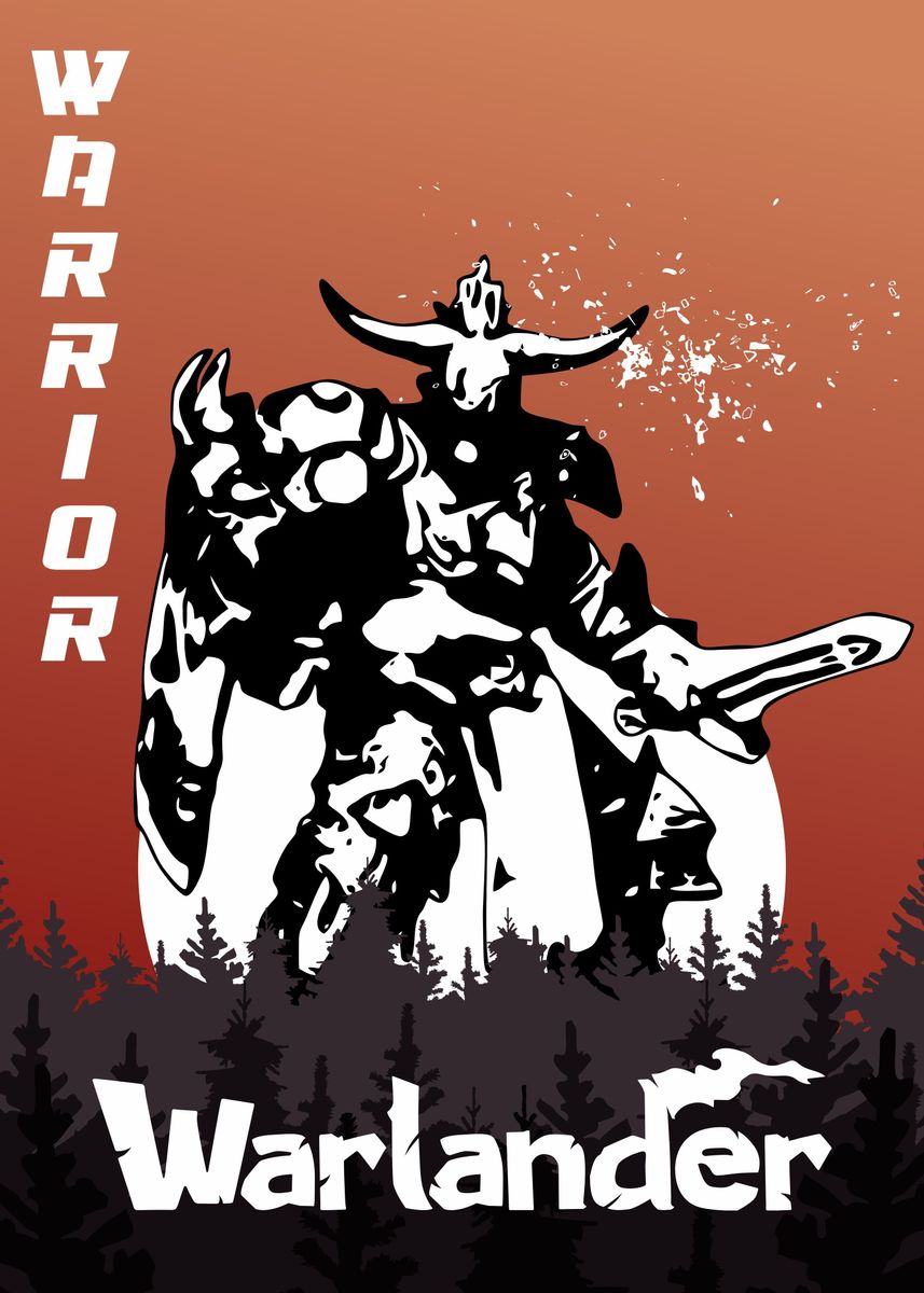 'Warlander Warrior' Poster, picture, metal print, paint by Ahmad Zaki ...