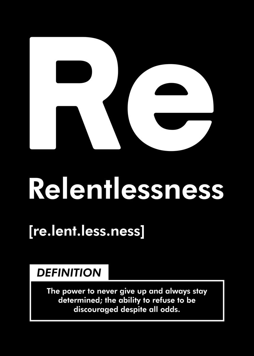 'Relentlessness' Poster, picture, metal print, paint by Dede Wiradinata ...