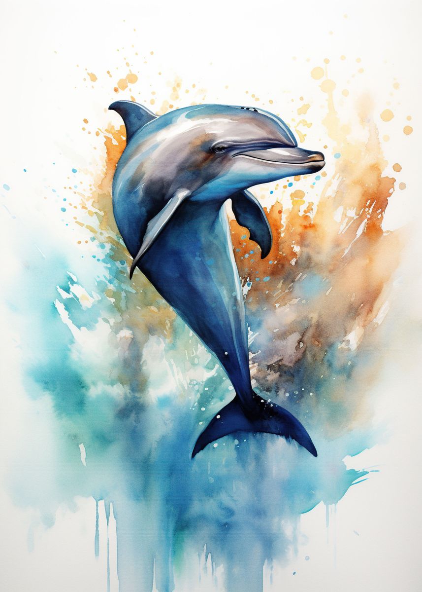 'Wildlife Rainbow Art' Poster, picture, metal print, paint by Moses ...