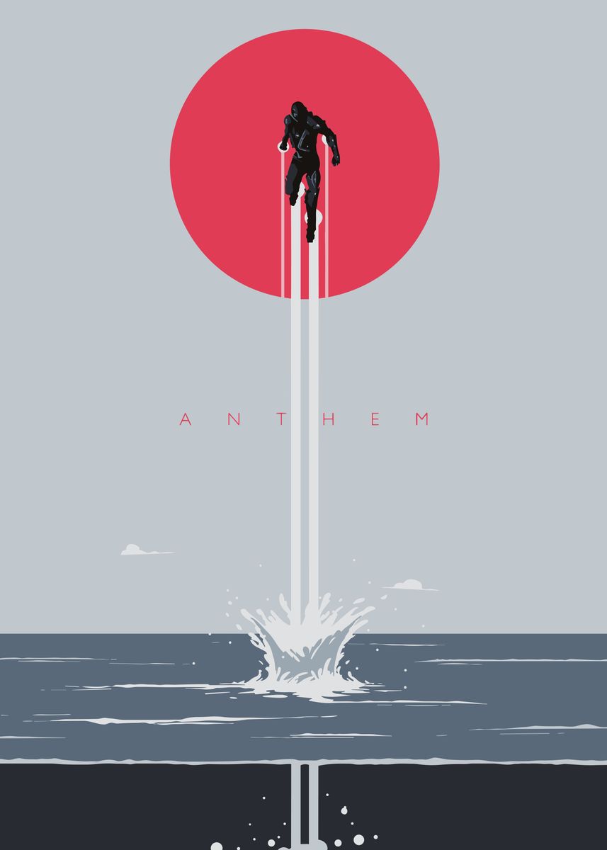 'Anthem' Poster, picture, metal print, paint by Bae Irene | Displate