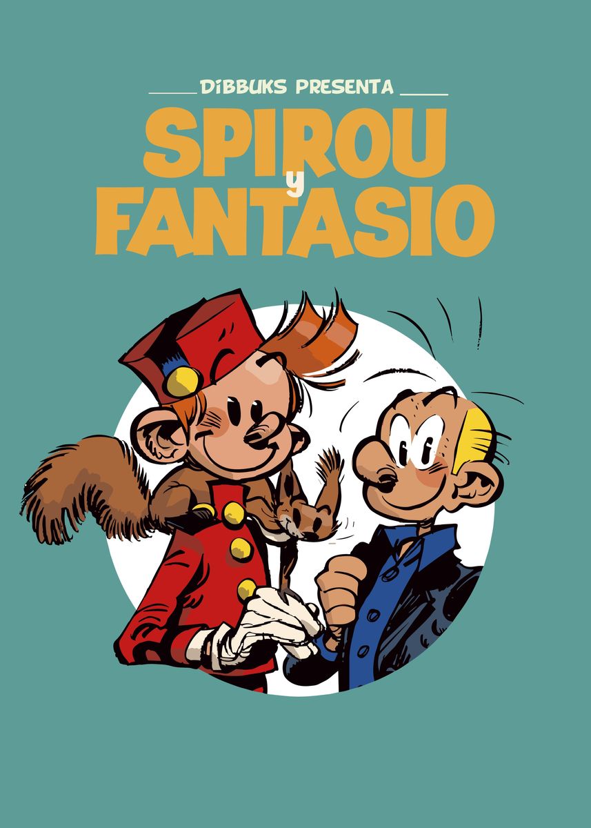 'Spirou et Fantasio cartoon' Poster, picture, metal print, paint by ...