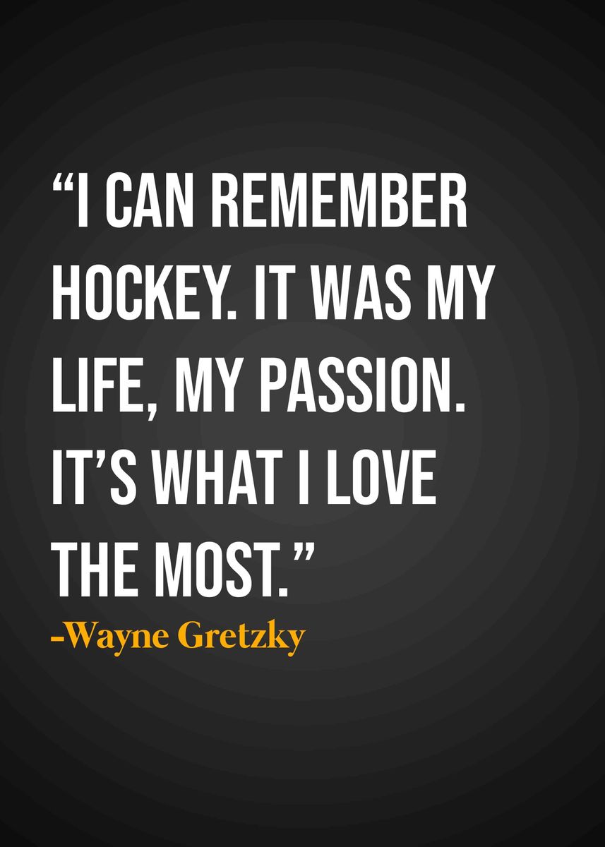 'Wayne Gretzky Quote ' Poster, picture, metal print, paint by KAGE ...