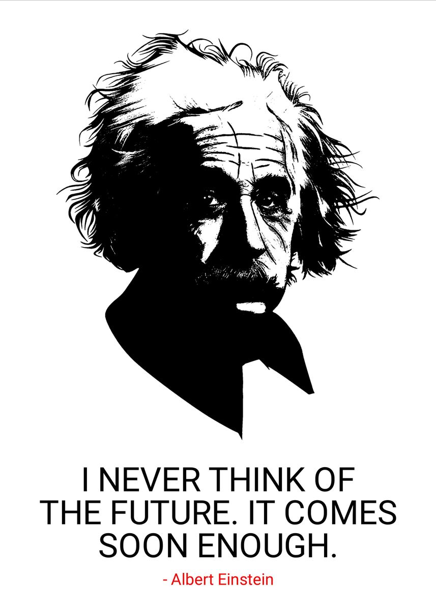 'Albert Einstein quotes ' Poster, picture, metal print, paint by TARA ...