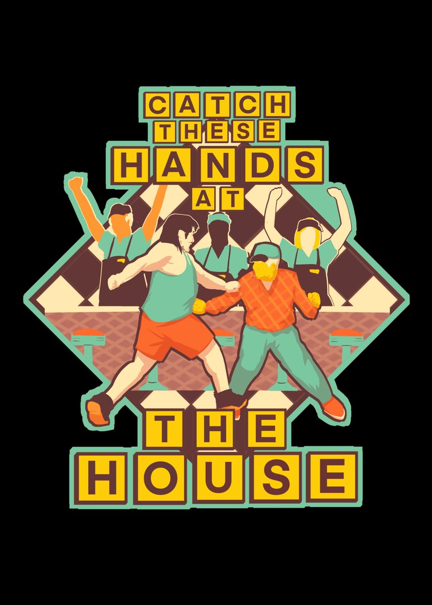 'The House' Poster, picture, metal print, paint by LVB Art | Displate