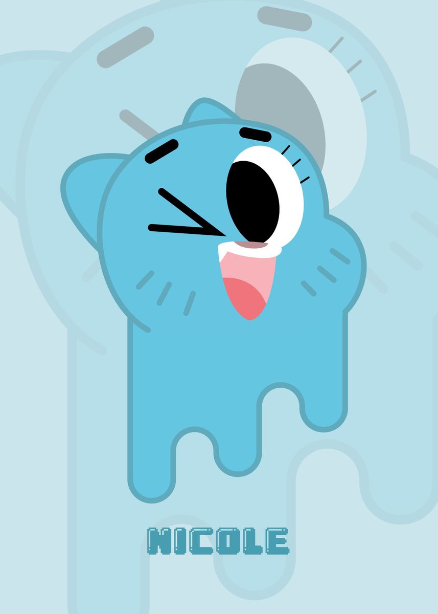 'Nicole' Poster, picture, metal print, paint by Lewis Marsh | Displate