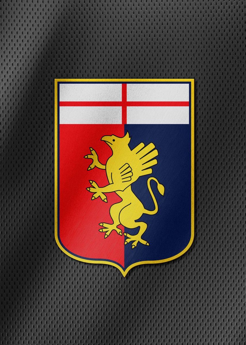 'Genoa Football Poster ' Poster, picture, metal print, paint by Tracy ...