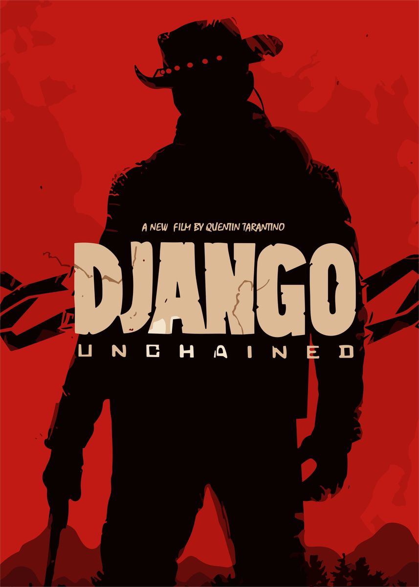 'DJANGO UNCHAINED COWBOY' Poster, picture, metal print, paint by Sakae ...