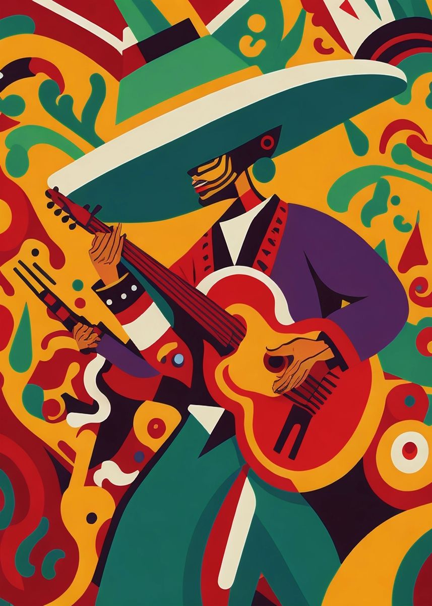 'Music Poster' Poster by Toko Diwan | Displate