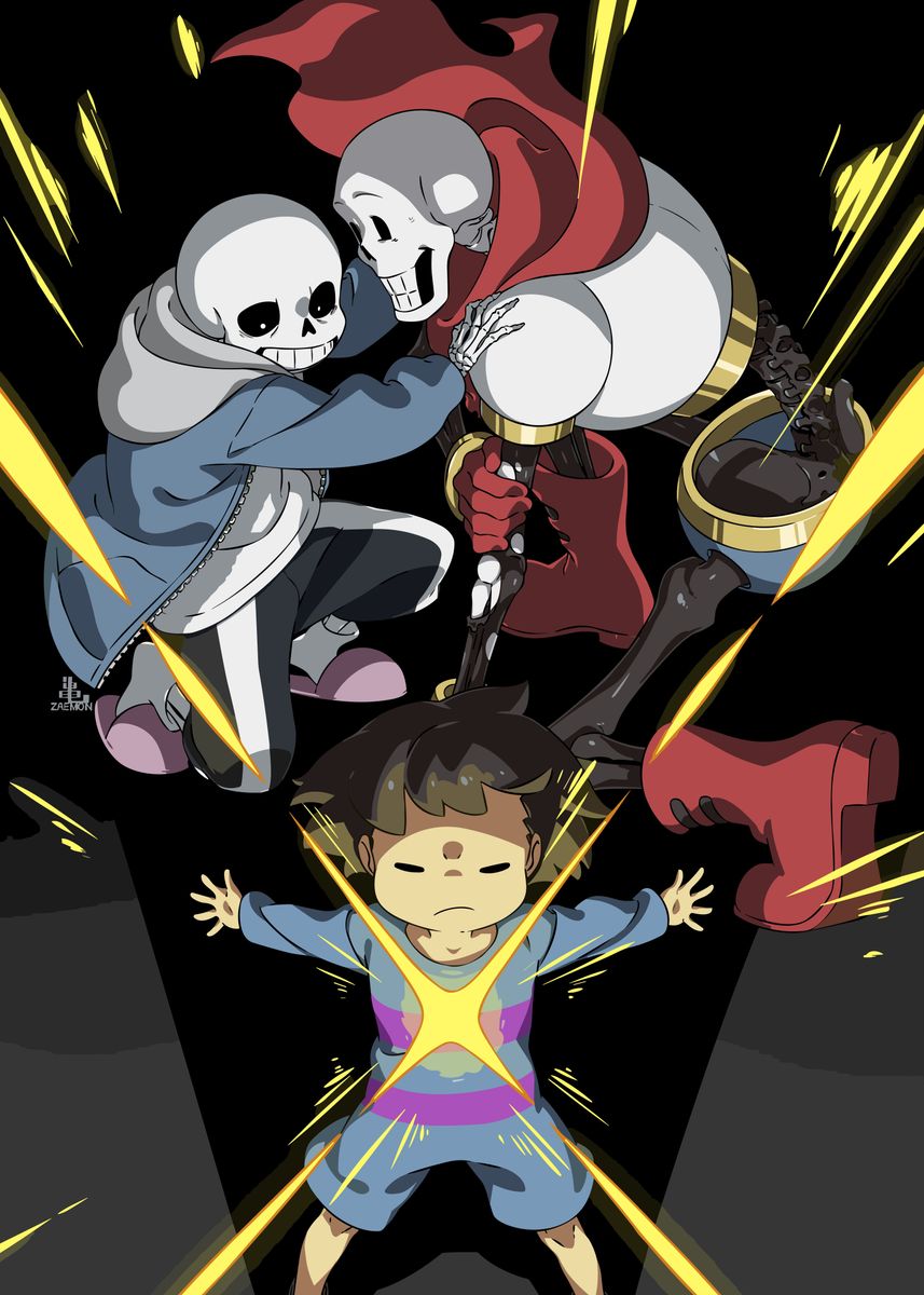 'Undertale' Poster, picture, metal print, paint by Dimitri Bertan ...