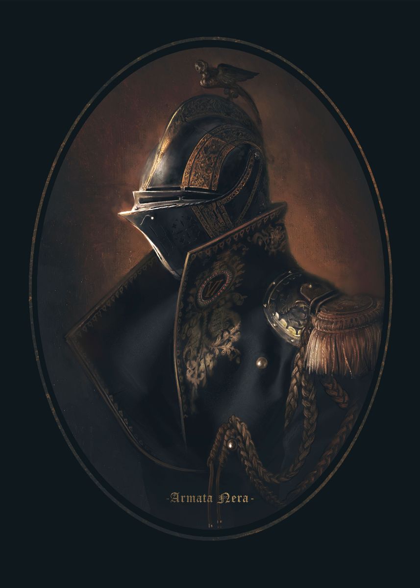 'Armata Nera' Poster, picture, metal print, paint by Teradiam | Displate