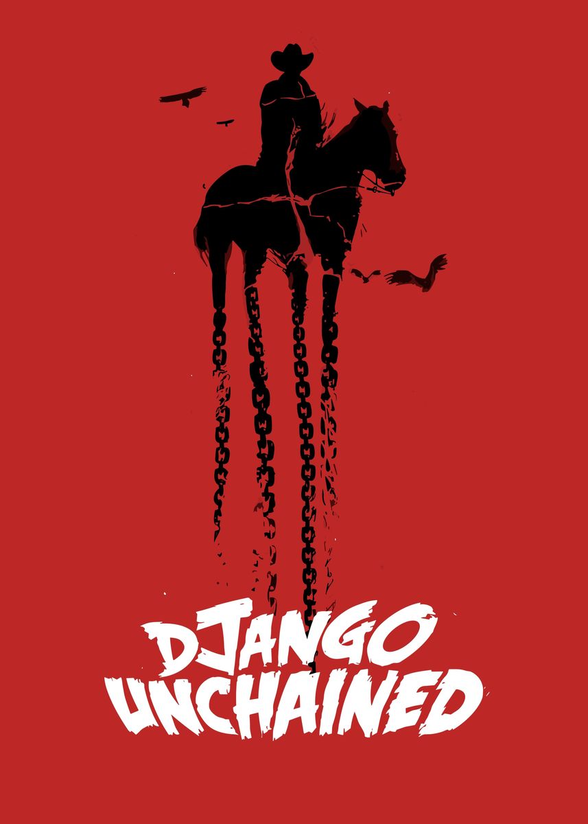 'DJANGO UNCHAINED COWBOY' Poster, picture, metal print, paint by Sakae ...