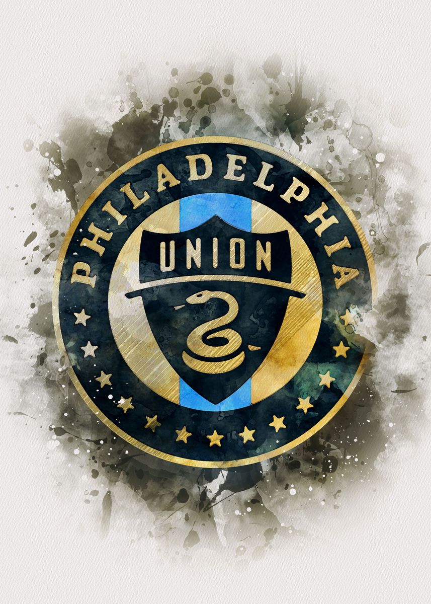 'Philadelphia Union' Poster, picture, metal print, paint by Eleanor ...