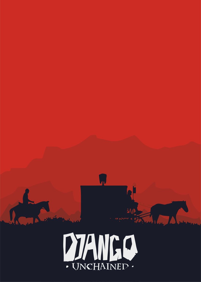 'DJANGO UNCHAINED COWBOY' Poster, picture, metal print, paint by Sakae ...