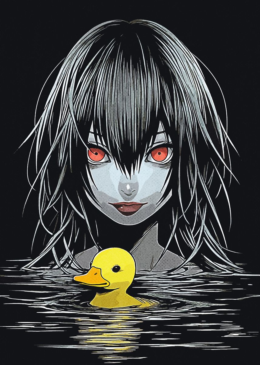 'horror Duck' Poster, picture, metal print, paint by Fachrul Abqary ...