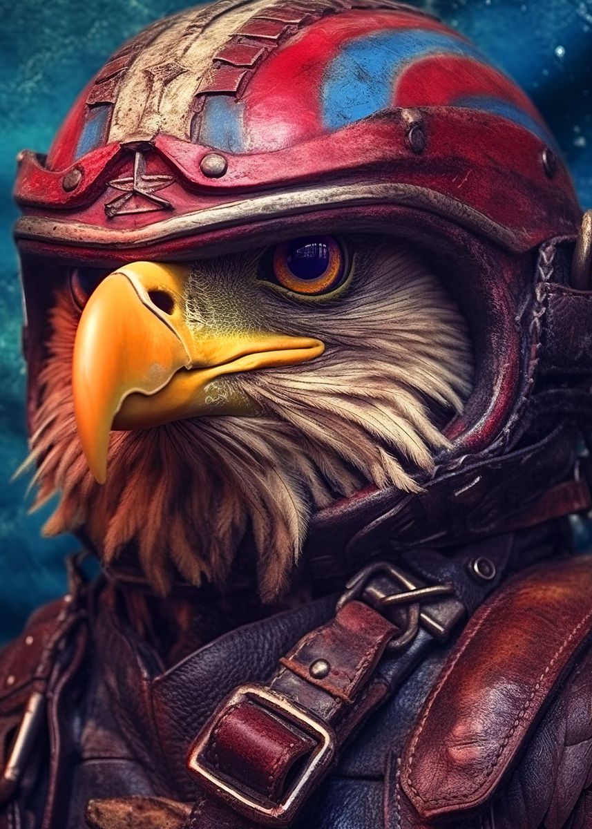 'Ironhawk' Poster, picture, metal print, paint by Juliano d Araujo ...