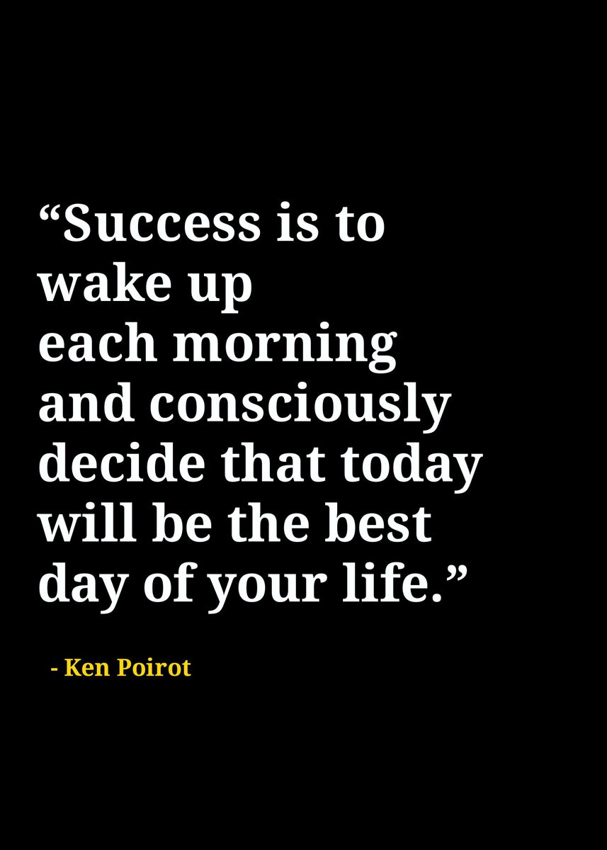 'Ken poirot quotes ' Poster, picture, metal print, paint by Extrons Art ...