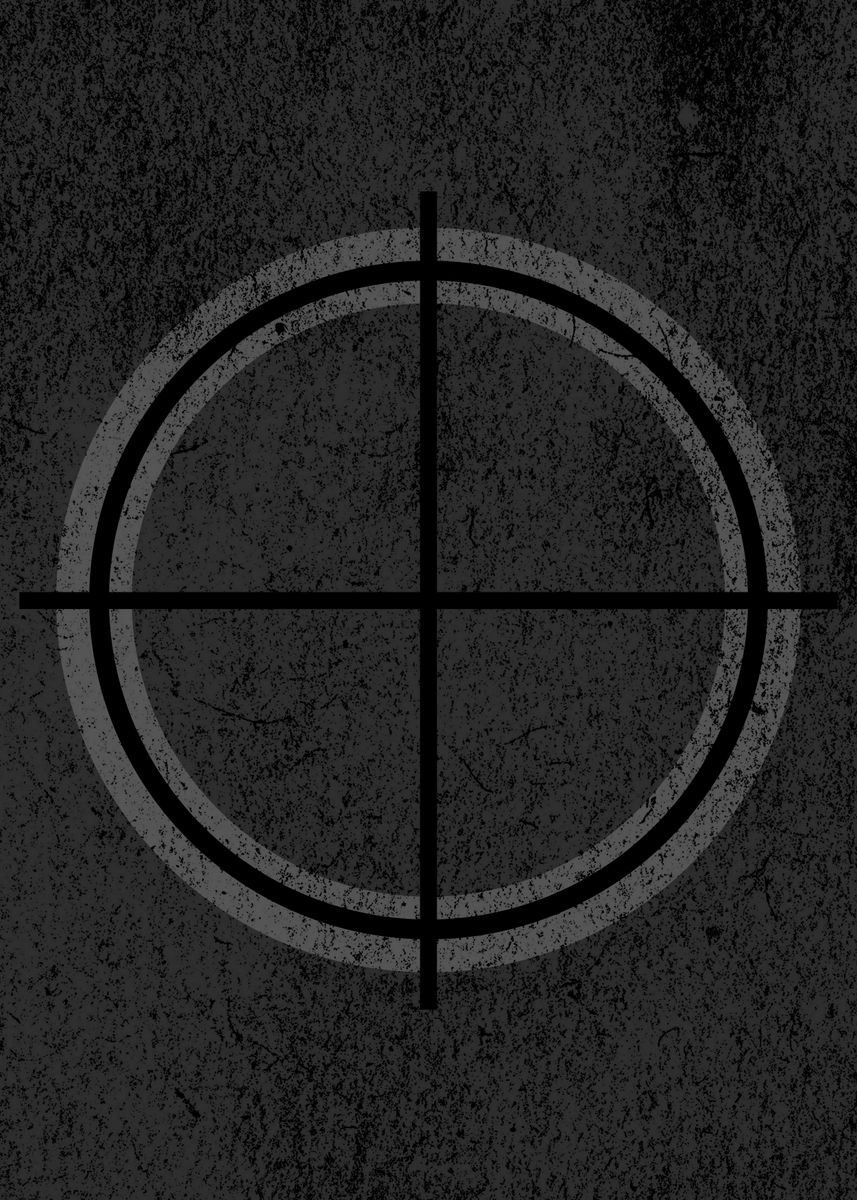 'SCOPE BULLSEYE' Poster by Atomic Chinook | Displate