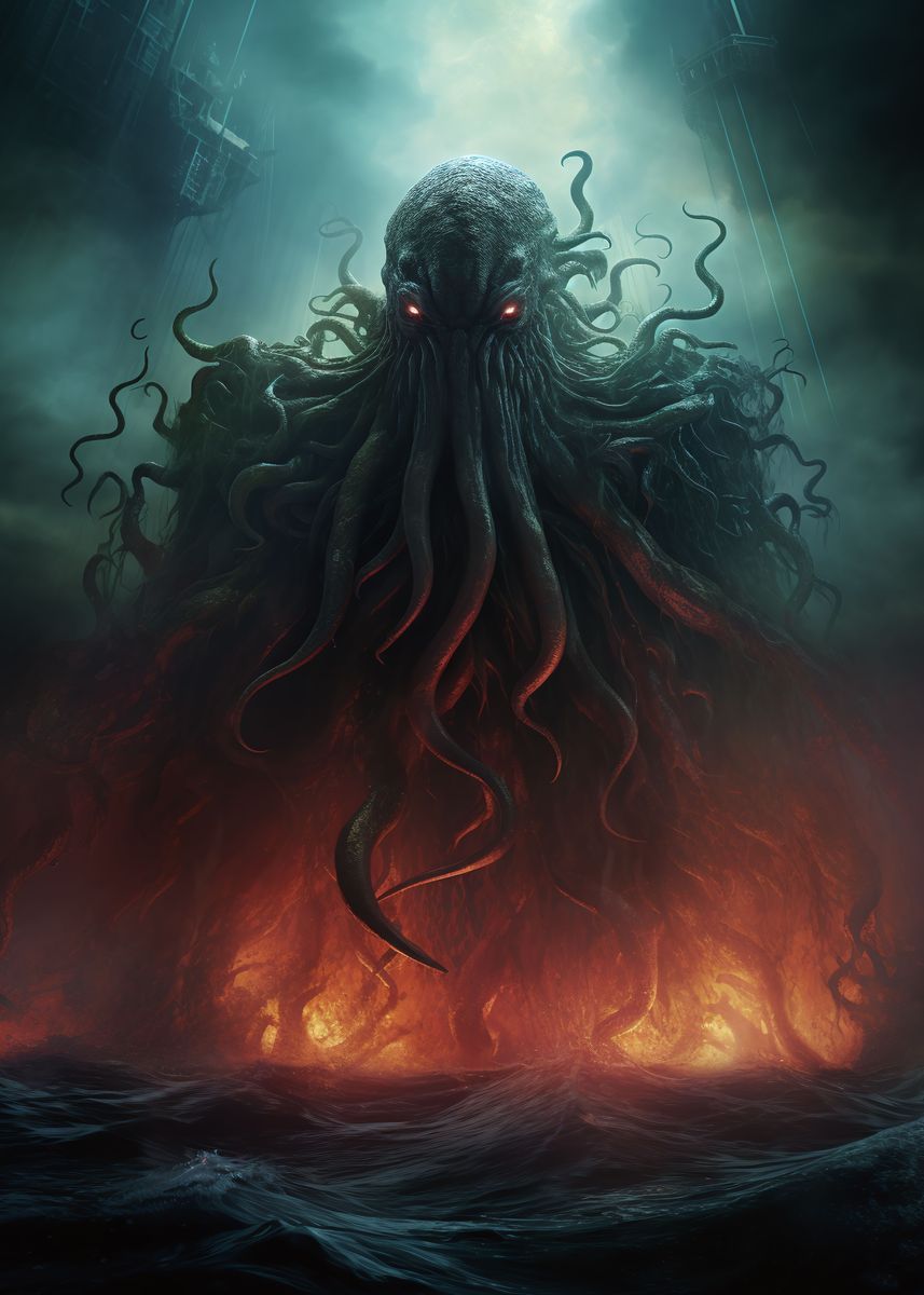 'Cthulhu' Poster, picture, metal print, paint by Conceptual Photography ...