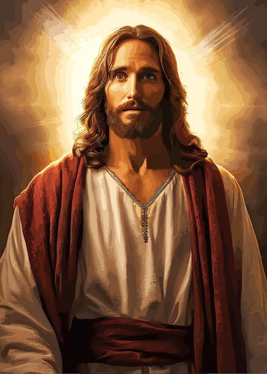 'Jesus Christ ' Poster, picture, metal print, paint by Christos Kumar ...