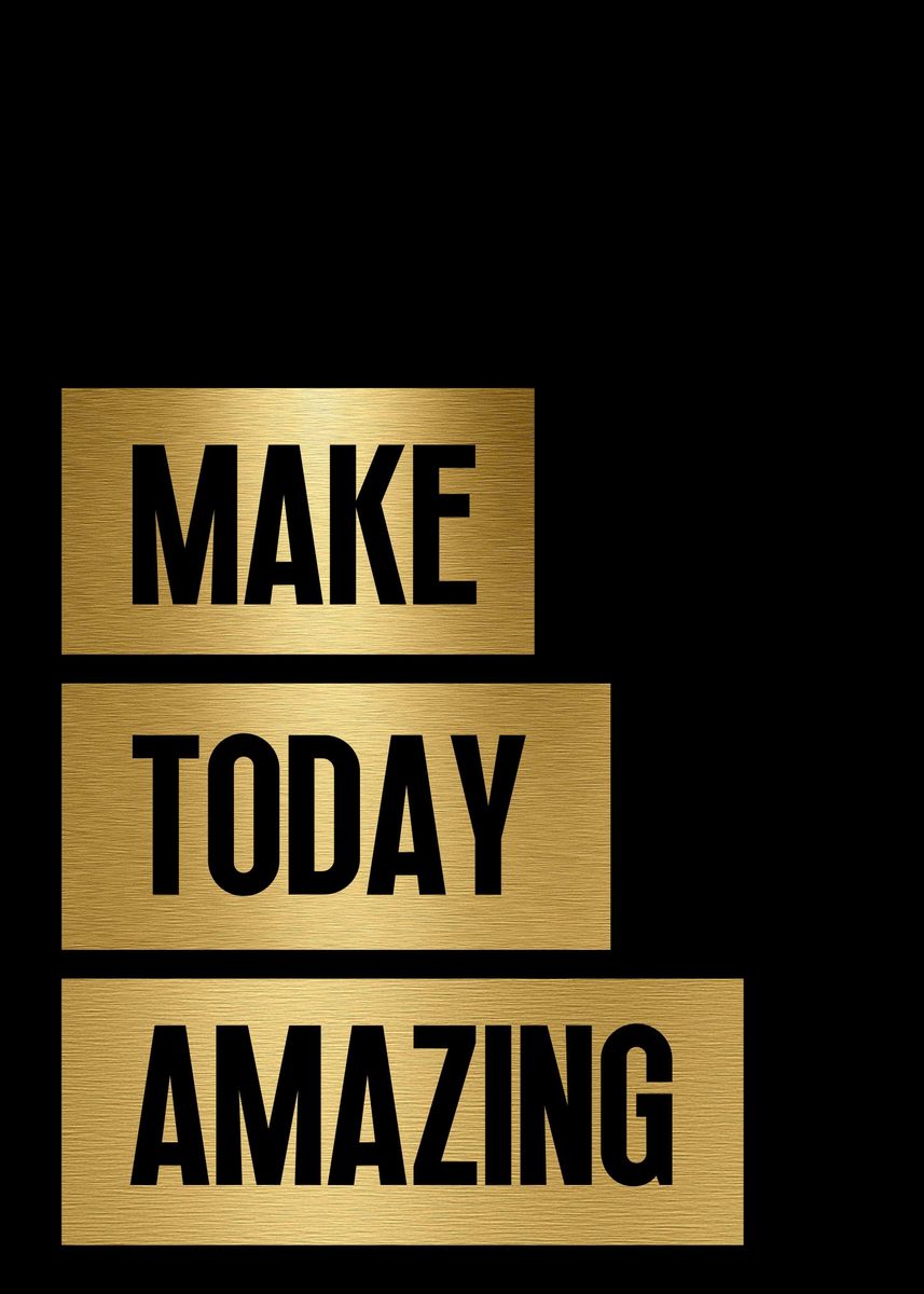 'Inspirational Life Quote' Poster, picture, metal print, paint by Wezt ...