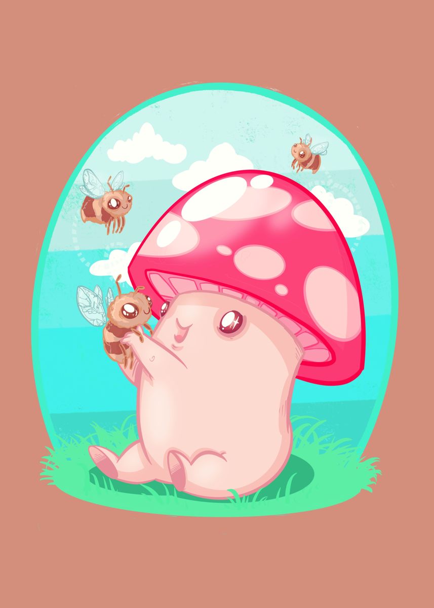 'Got One' Poster, picture, metal print, paint by LVB Art | Displate