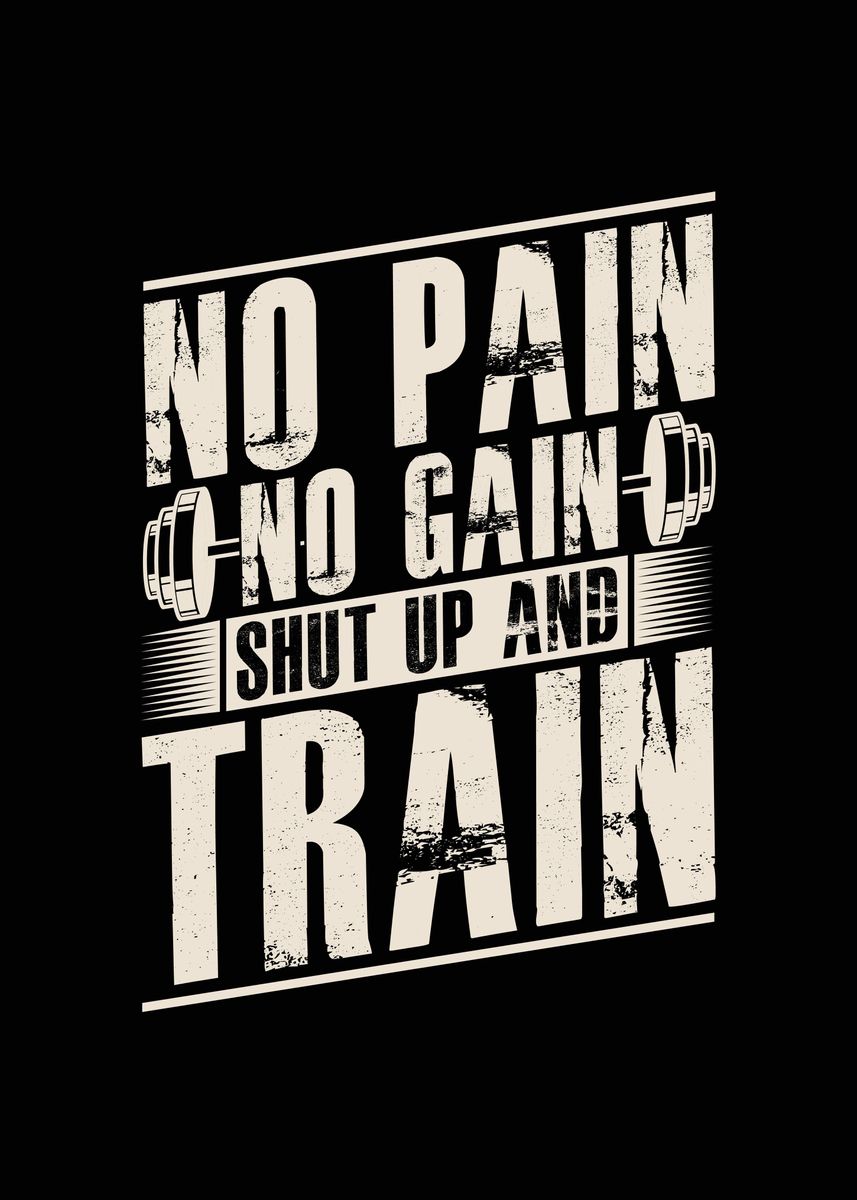 'Training Motivation' Poster, picture, metal print, paint by Evani ...