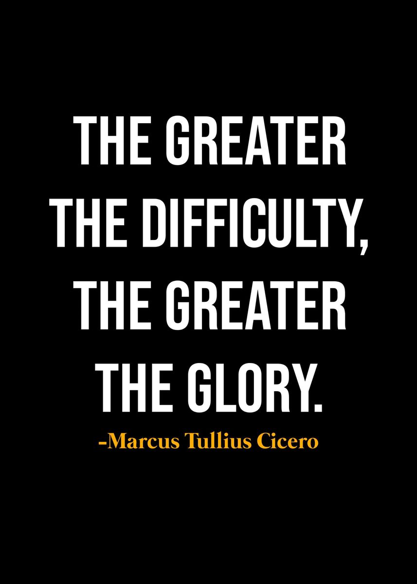 'Marcus Tullius Cicero ' Poster, picture, metal print, paint by NOHARA ...