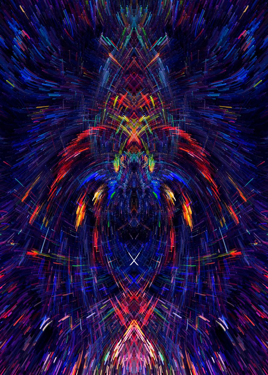 'abstract monster enemy' Poster by Aniebert Ballo | Displate